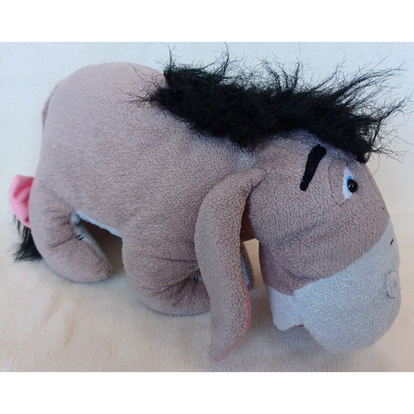 Disney | Toys | Disney Store Winnie The Pooh Gray Book Of Pooh Eeyore Plush Rare Discontinued ...